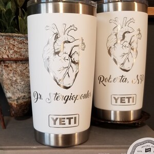 Engraved Yeti for Nurse, Personalized Nursing Tumbler, Nursing School ...
