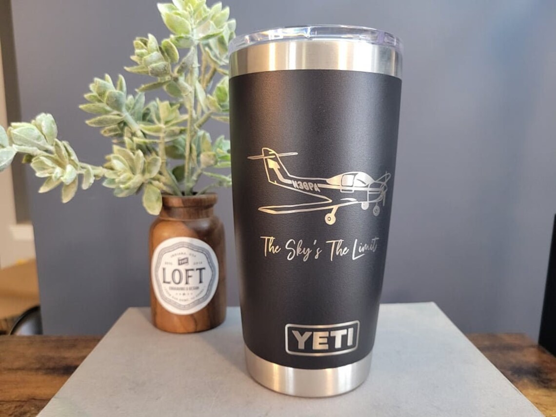 Personalized Yeti for Pilot Helicopter Pilot Gift Pilot | Etsy