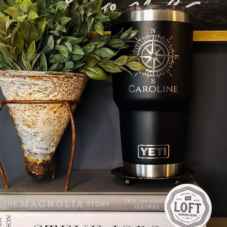 Engraved Yeti Navigation Compass Boating Gifts Captain - Etsy