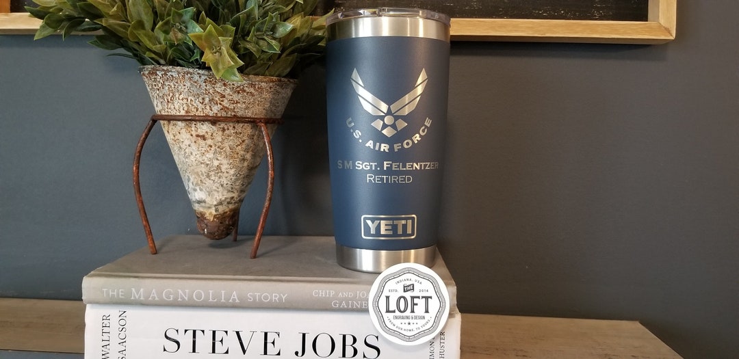 Engraved Military Yeti Tumbler, Air Force Gift, Deployment Gift for ...