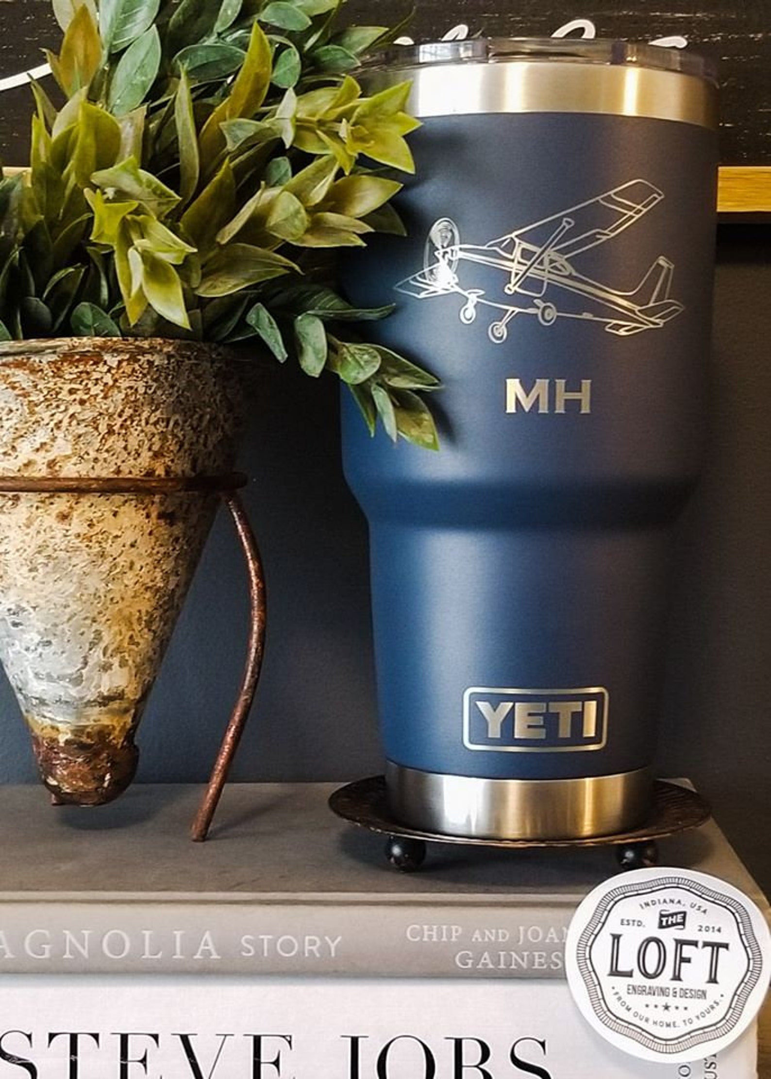 Personalized Yeti for Pilot Helicopter Pilot Gift Pilot | Etsy