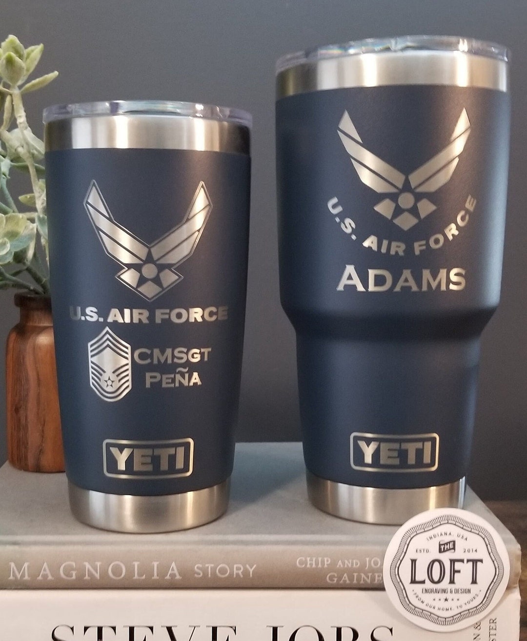 Veterans Day Gift, Engraved Military Yeti Tumbler, Air Force Gift ...