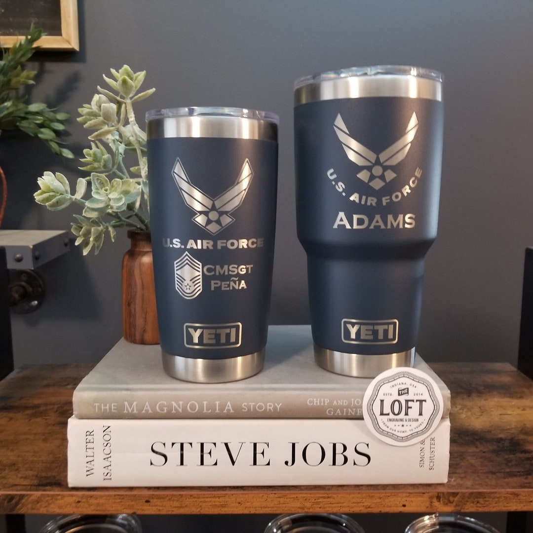Veterans Day Gift, Engraved Military Yeti Tumbler, Air Force Gift ...