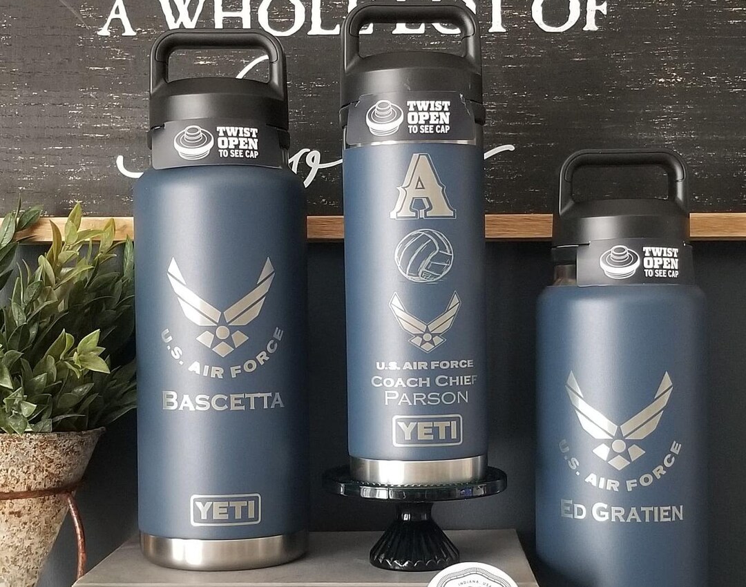 Veterans Day Gift, Engraved Military Yeti Tumbler, Air Force Gift ...