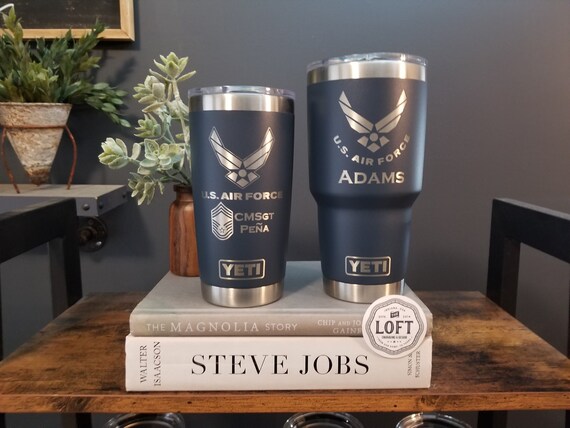 US Air Force Yeti Tumbler Air Force Gift Deployment Gift | Etsy