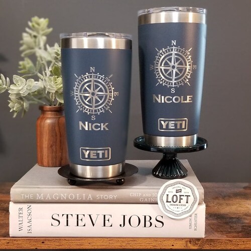 Engraved Yeti Navigation Compass Boating Gifts Captain - Etsy