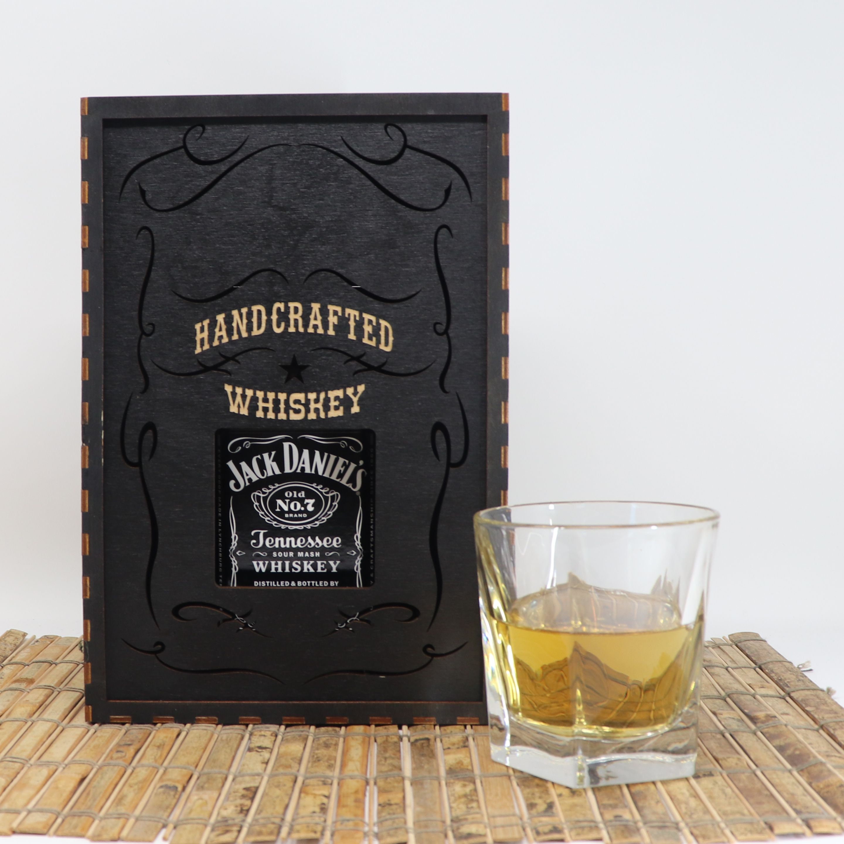 Whiskey Box, Whiskey Gift Box, Wooden Whiskey Box, Groom Gift, Bar ...