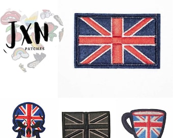 2 British Union Jack Flag Patch Custom Made F31 - Etsy