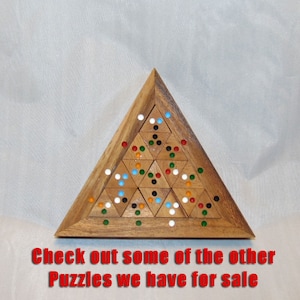 Wood Puzzle 7 Nail Puzzle - Etsy