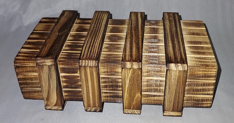 Wooden Puzzle Magic Box (4 Beams) - Etsy