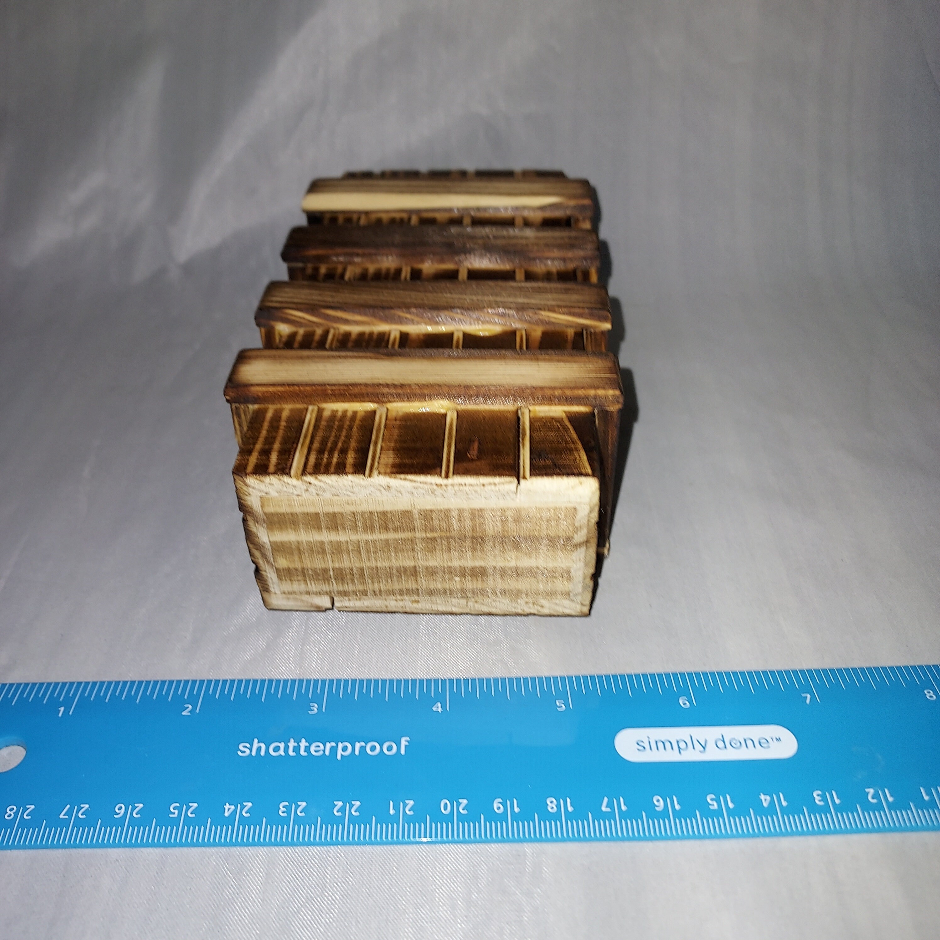 Wooden Puzzle Magic Box 4 Beams - Etsy