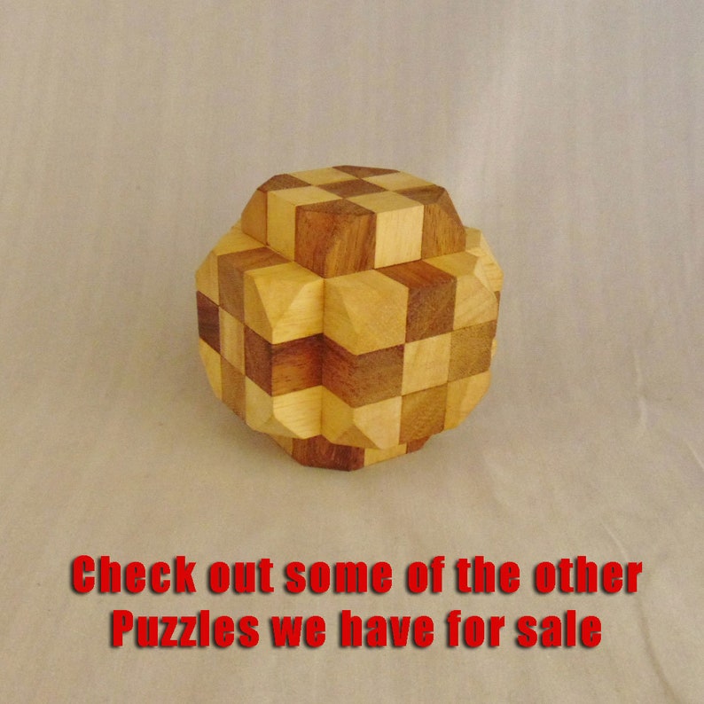 Wood Puzzle 7 Nail Puzzle - Etsy