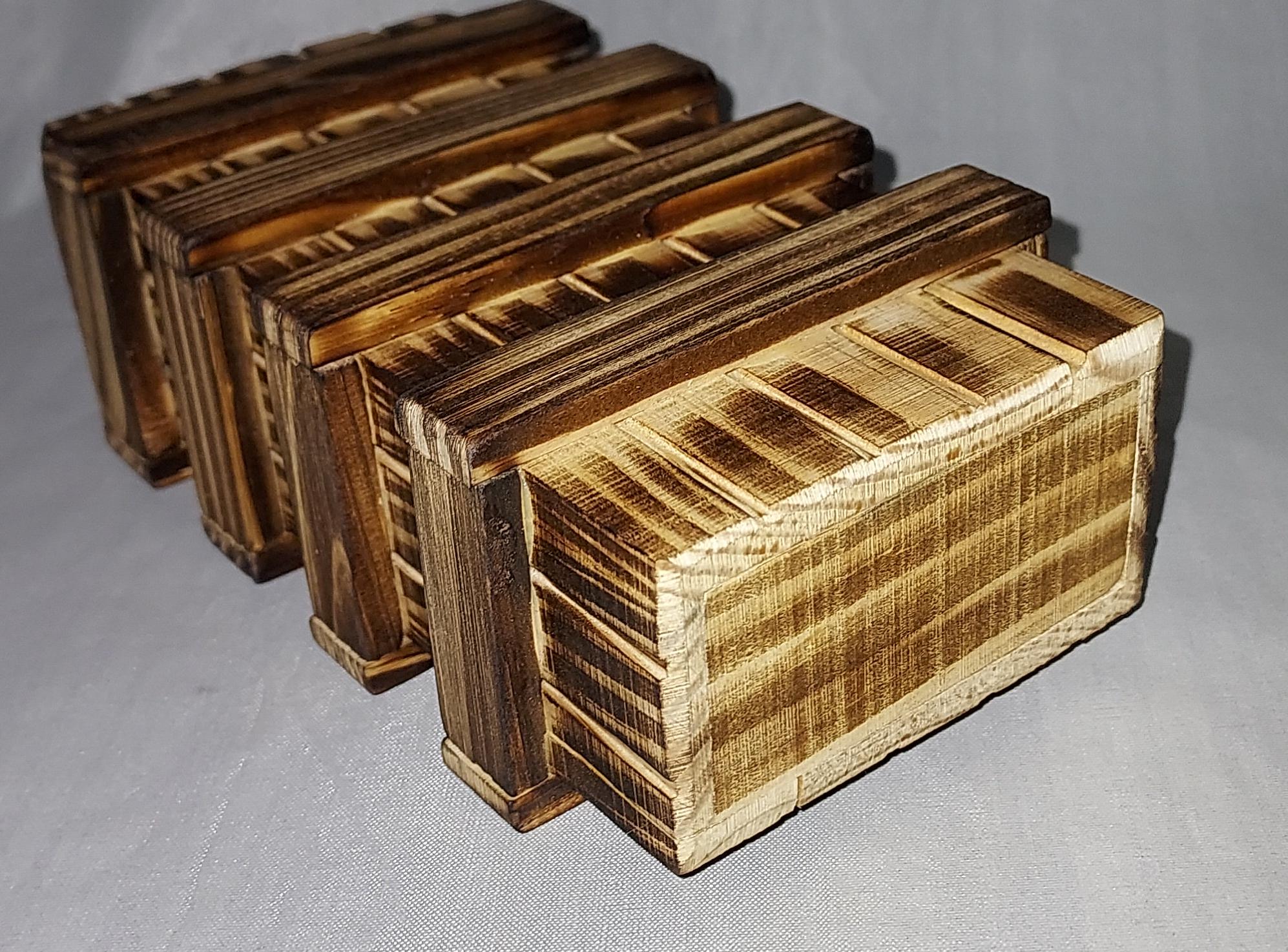 Wooden Puzzle Magic Box (4 Beams) - Etsy