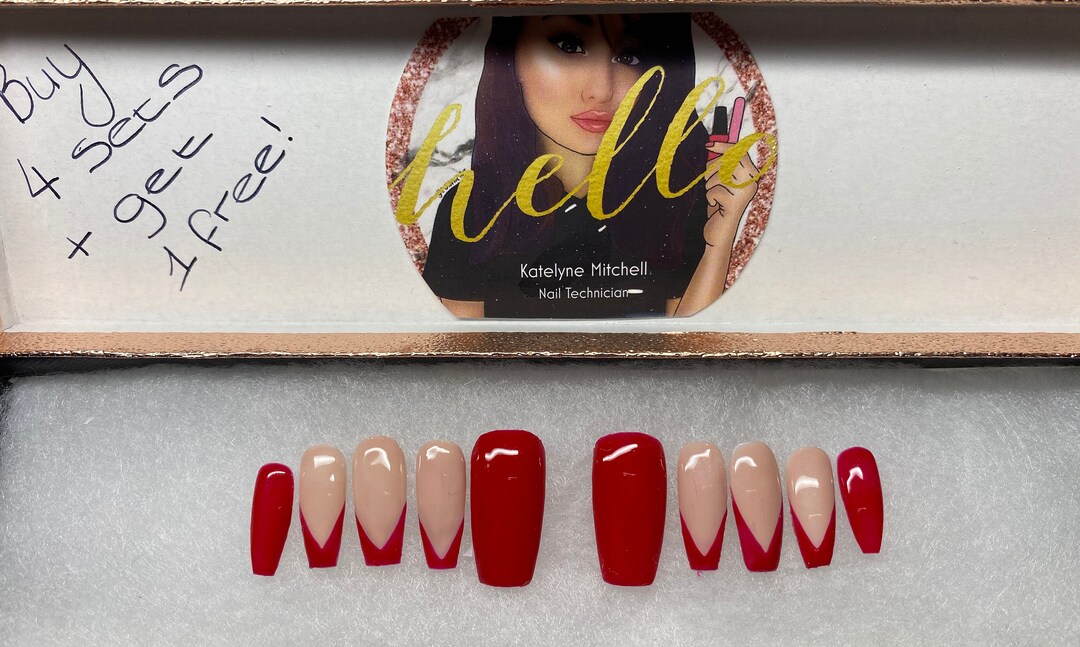 Red Devil Nails - Etsy