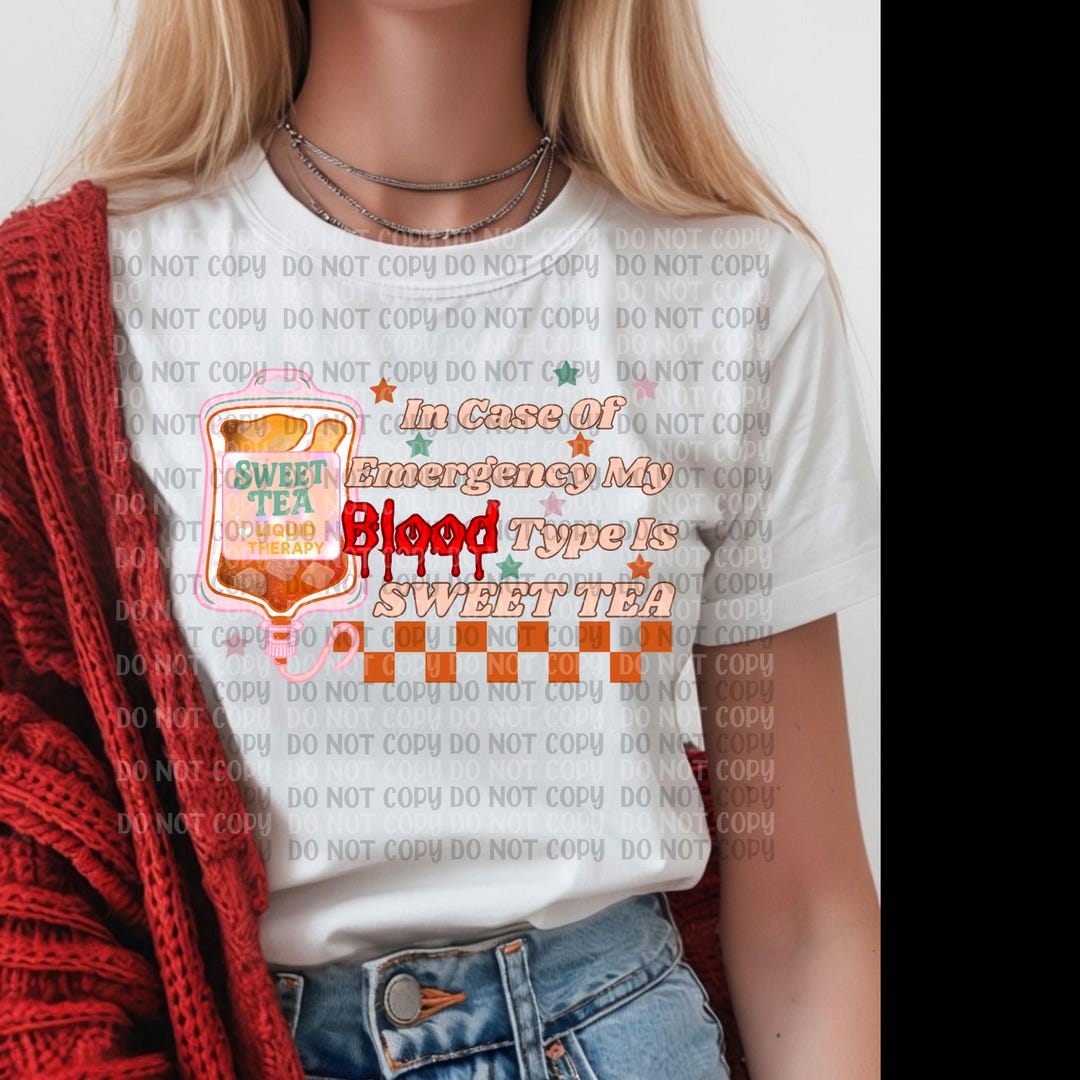 In Case of Emergency Sweet Tea - Etsy