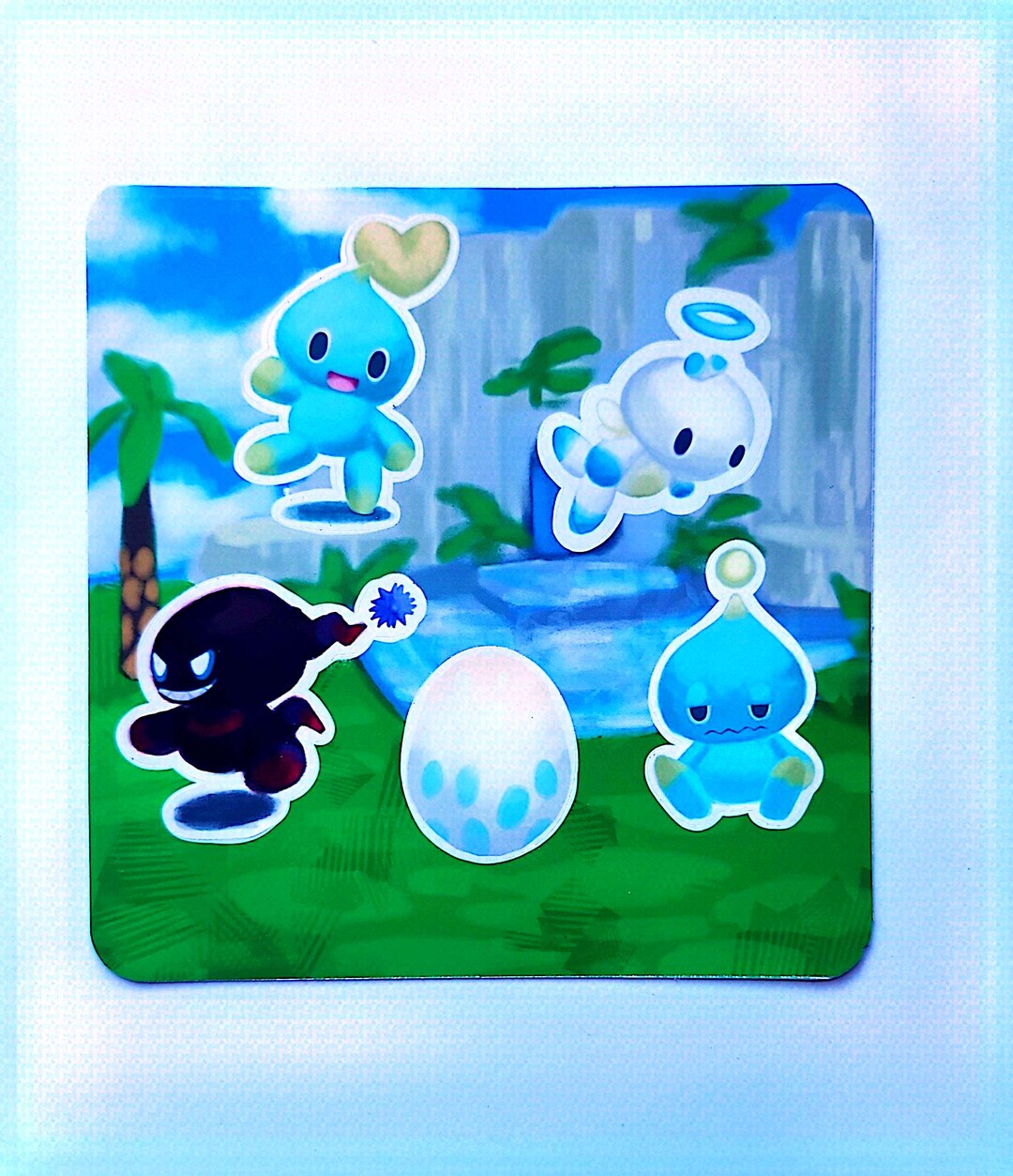 Chao Sticker Pack | Sonic Adventure 2| Pseudo-3d Style - Etsy