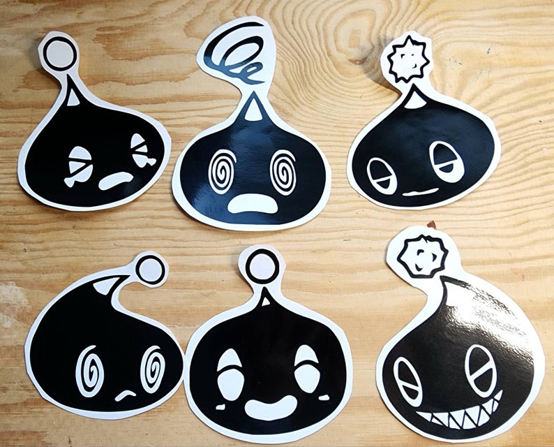 Sonic Chao Emotions Sticker | Vinyl Decal | - Etsy