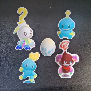 Chao Sticker Pack | Sonic Adventure 2| Pseudo-3d Style - Etsy