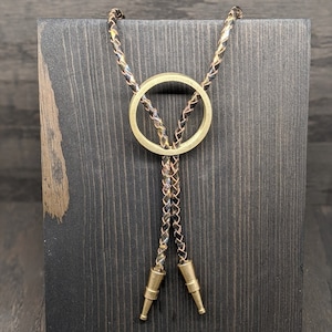 Modern Bolo Tie | Brass - Handmade in WA - Etsy