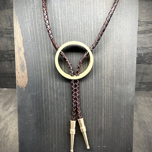 Modern Bolo Tie | Brass - Handmade in WA - Etsy