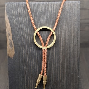 Modern Bolo Tie | Brass - Handmade in WA - Etsy