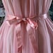 Vintage Pale Coral Pink Miss Elaine Dbl Chiffon Negligee Nightgown S-M ...
