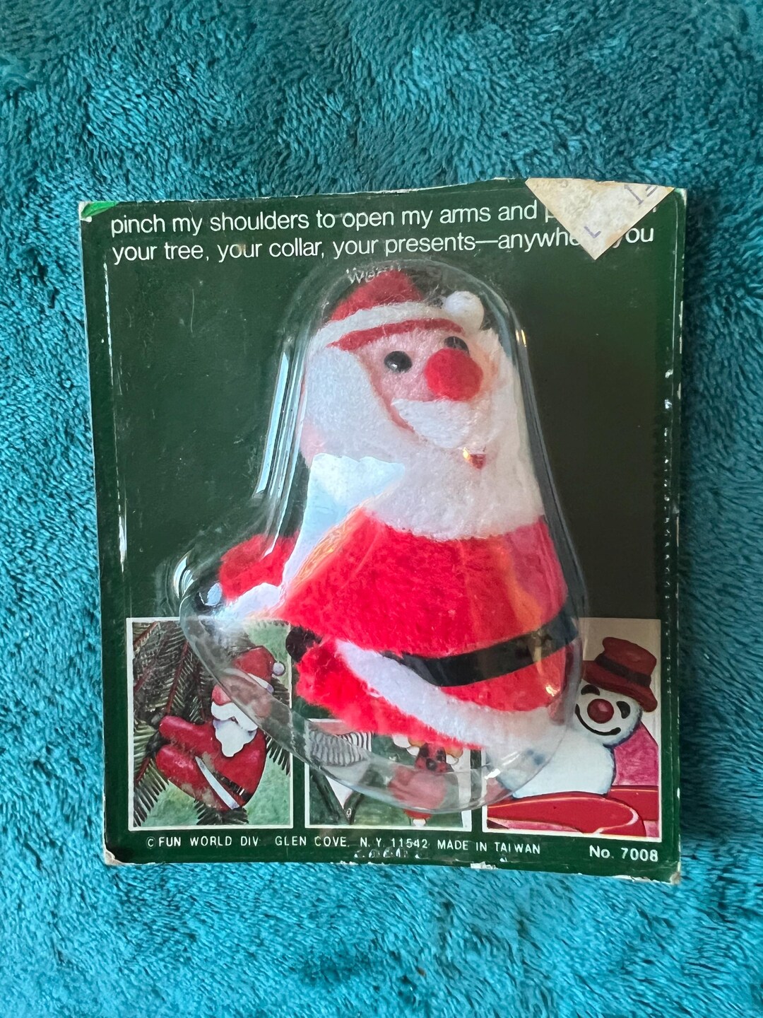 Vintage Fun World Santa Christmas Hugger/clinger NOS - Etsy