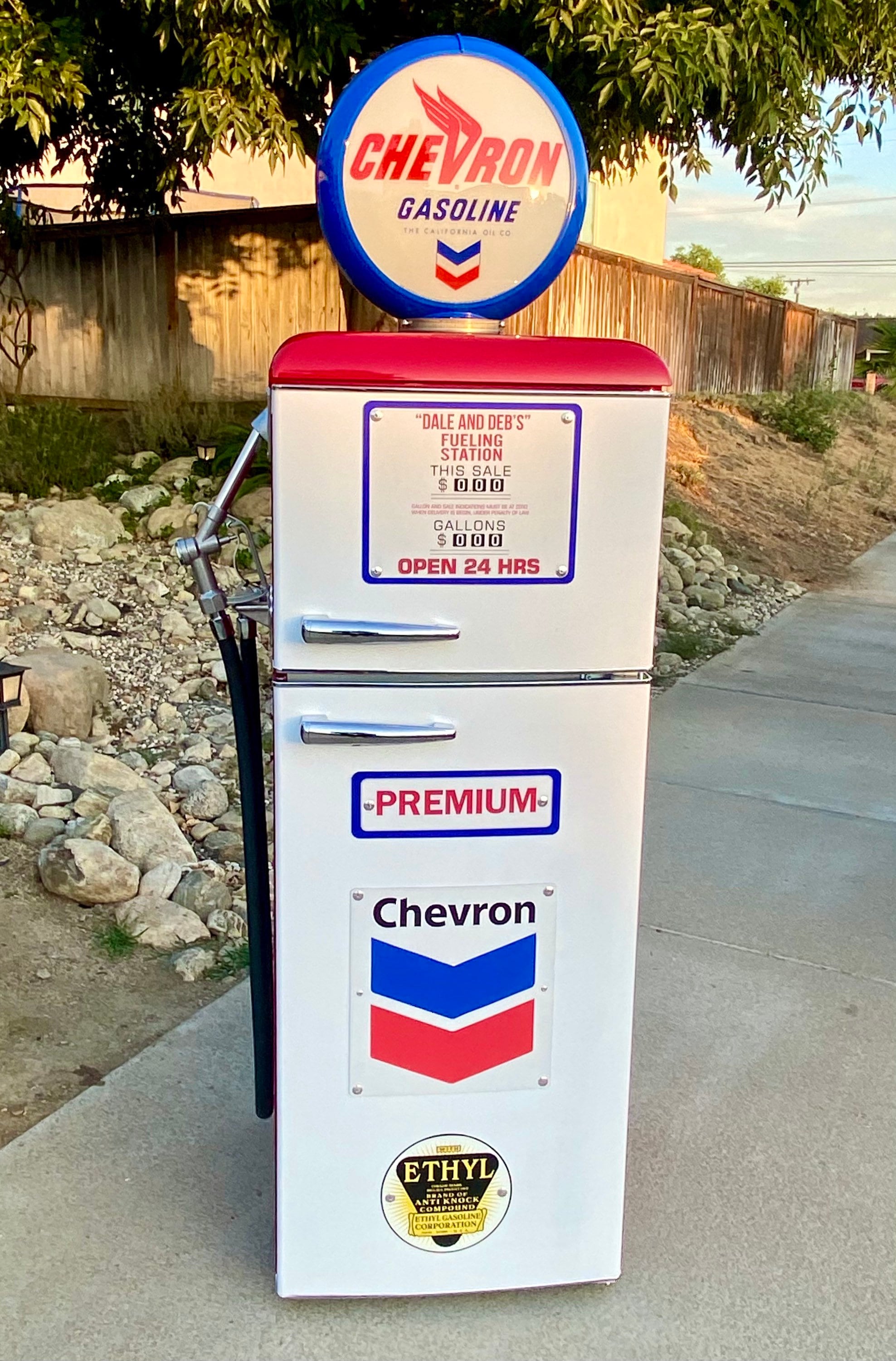 Chevron Gas Pump