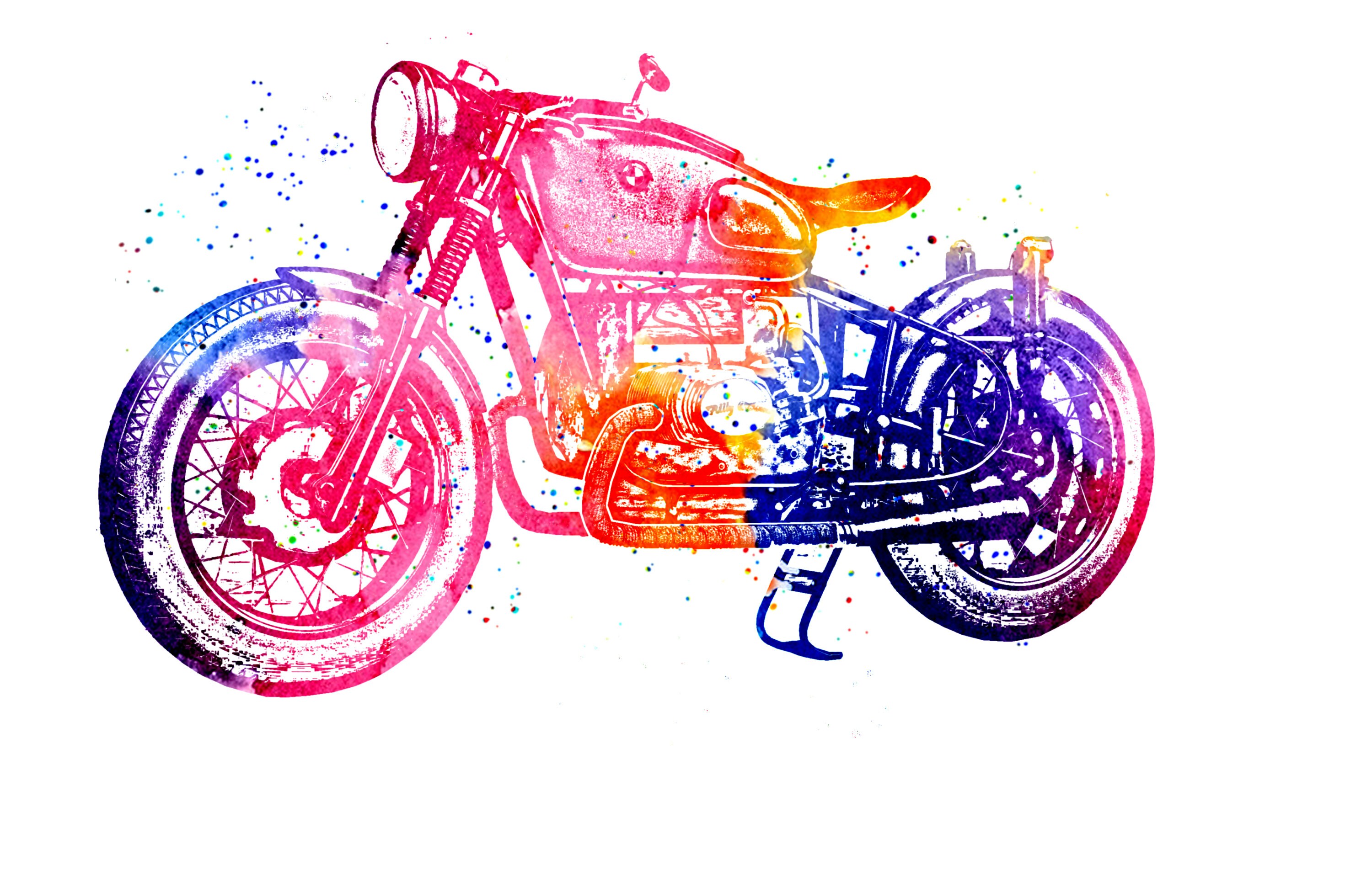 Watercolor Print,vintage Motorcycle,wall Art Decor,nursery Poster ...