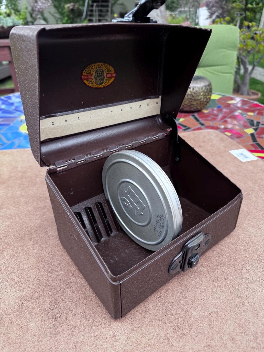 Vintage Simonsen Metal Products Co. 8mm Film Reel Box - Etsy