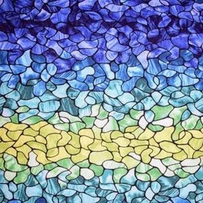 Stained Glass Fabric - Etsy