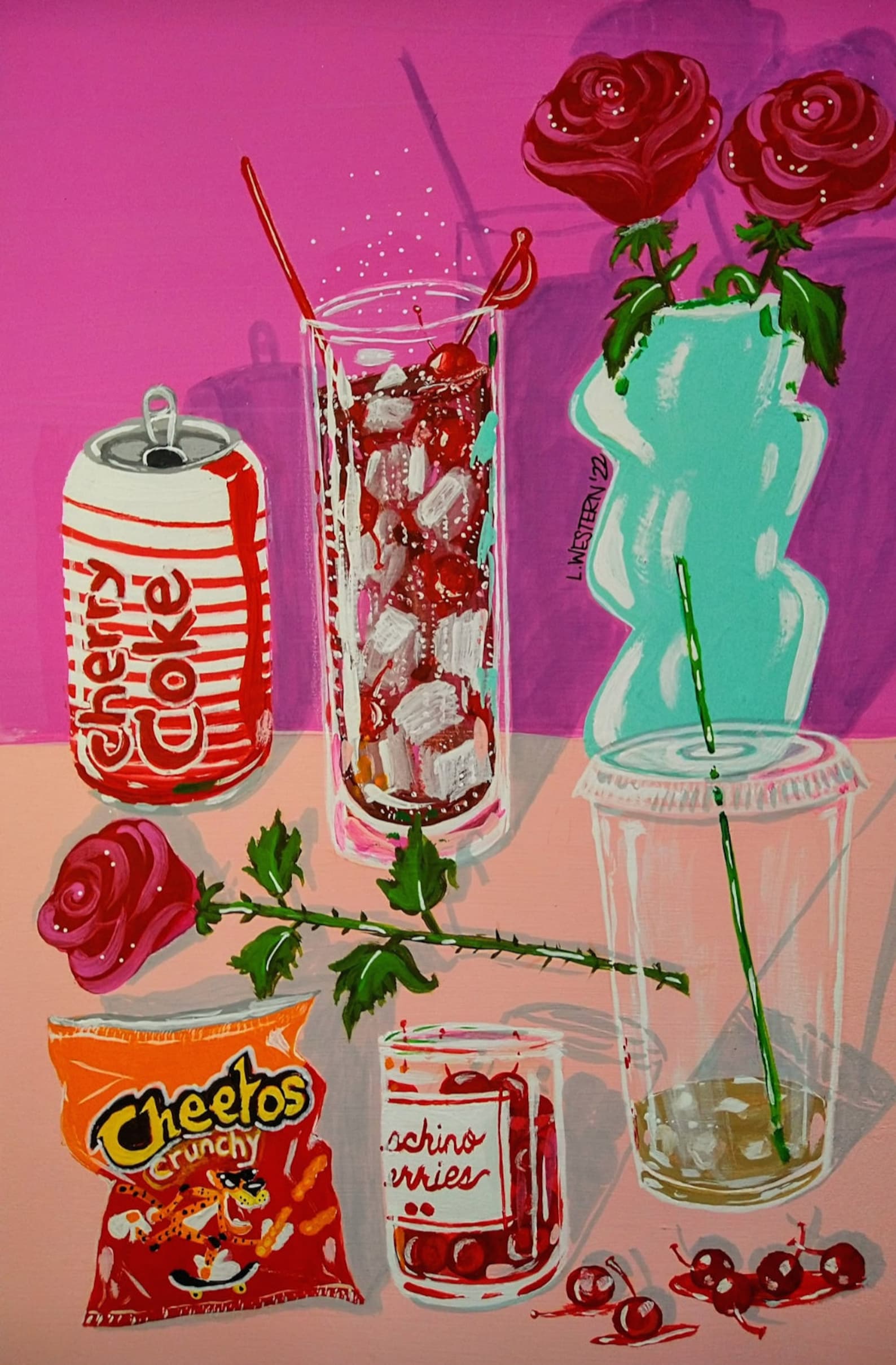 Cherry Coke & Cheetos Fine Art Print - Etsy