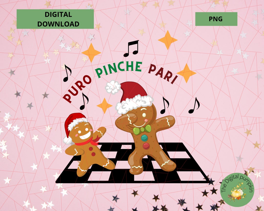 Puro Pinche Pari, Dabbing Ginger Men, PNG - Etsy