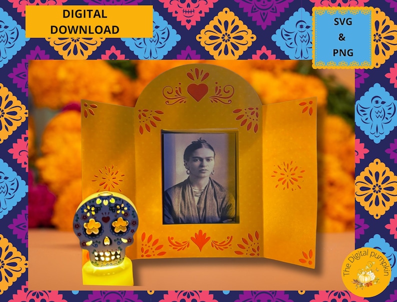Altar, Dia De Muertos, Nicho, Day of the Dead, SVG, PNG - Etsy