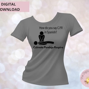 Funny Spanish SVG, CPR, PNG - Etsy