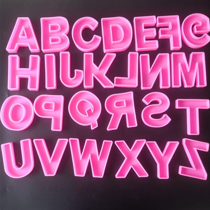 Silicone Alphabet Cake Mold - Etsy