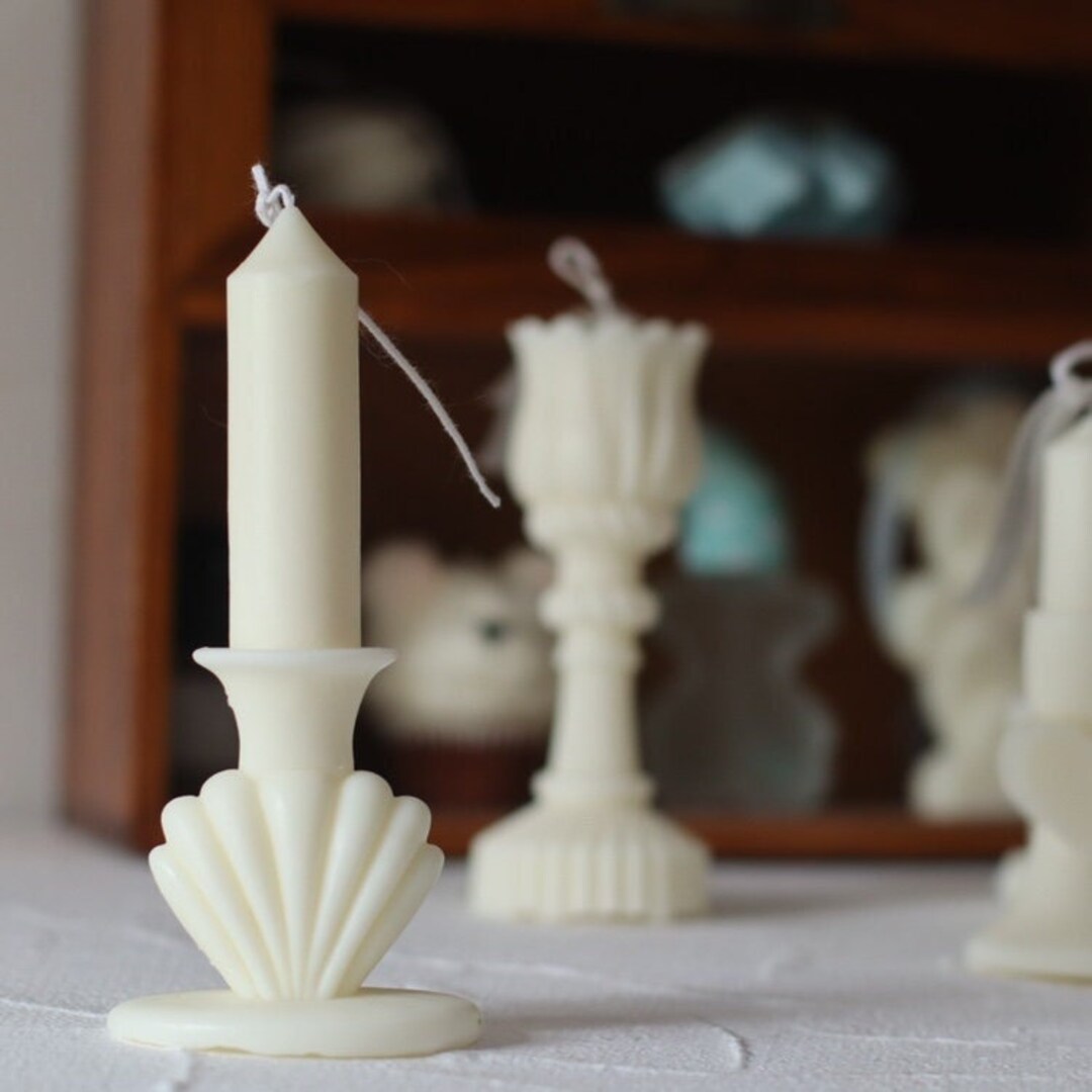 Seashell Candle Silicone Mould, Shell, Beach, Pillar, Scallop ...