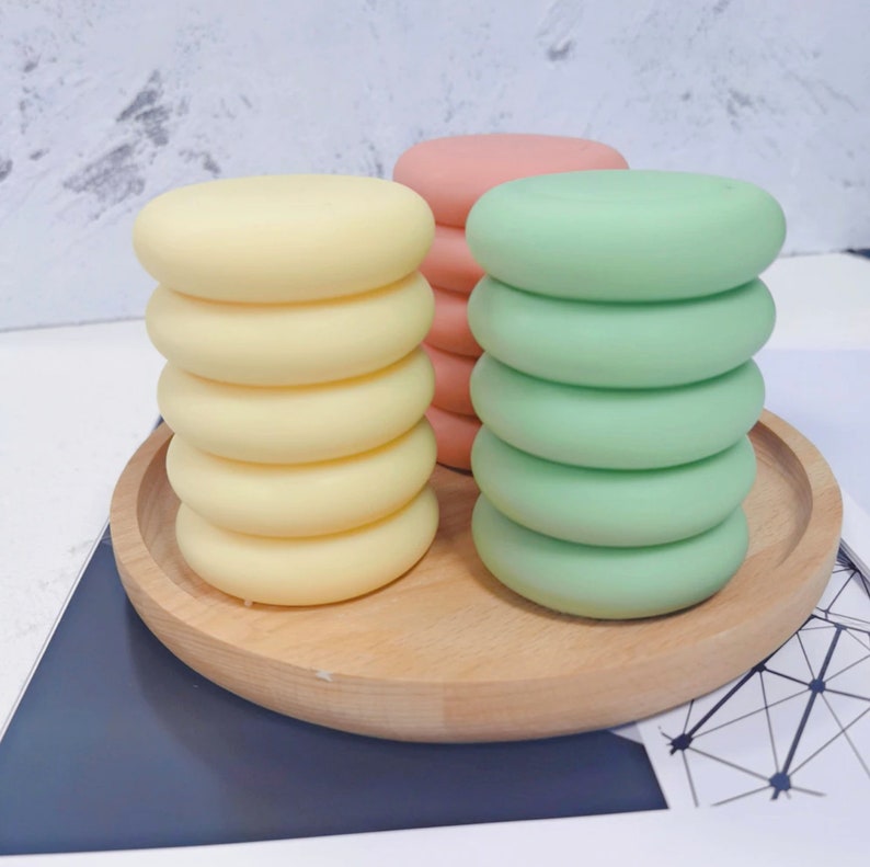 Disc Stack Cylinder Candle Silicone Mould Disc Stack - Etsy