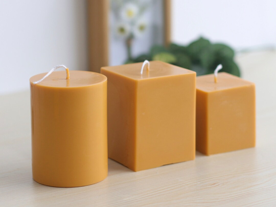 Cylinder Cube Candle Mould, PVC, Acrylic, Round, Geometric, Cylinder ...
