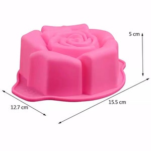 Rose Flower Silicone Mould, Cake, Statement, Sculptural, Aesthetic ...