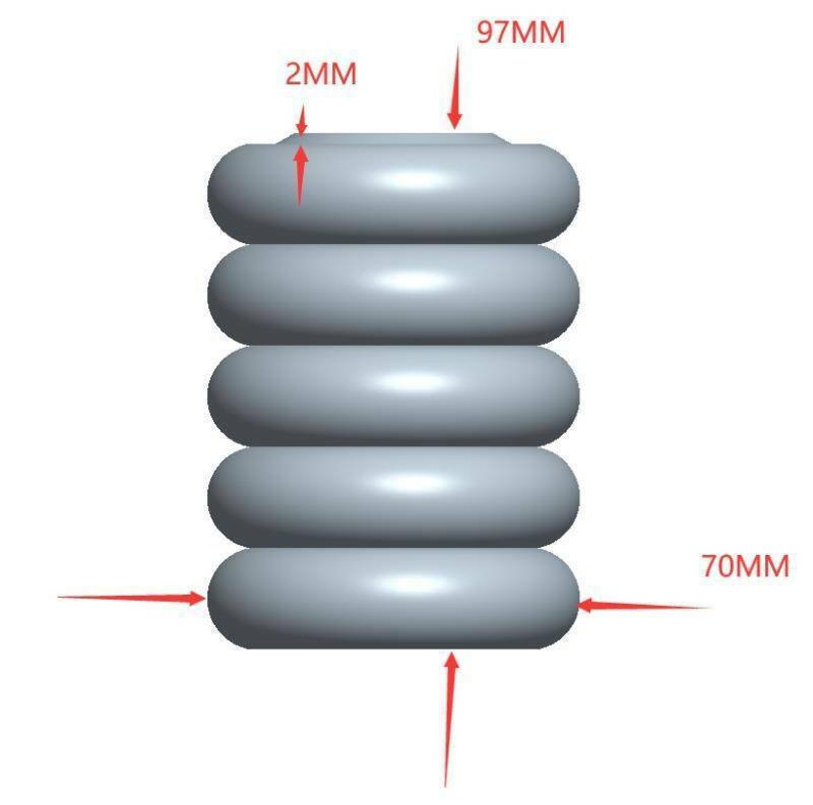 Disc Stack Cylinder Candle Silicone Mould Disc Stack - Etsy