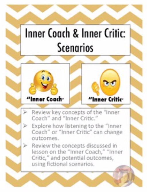 Inner Coach and Inner Critic - Etsy UK