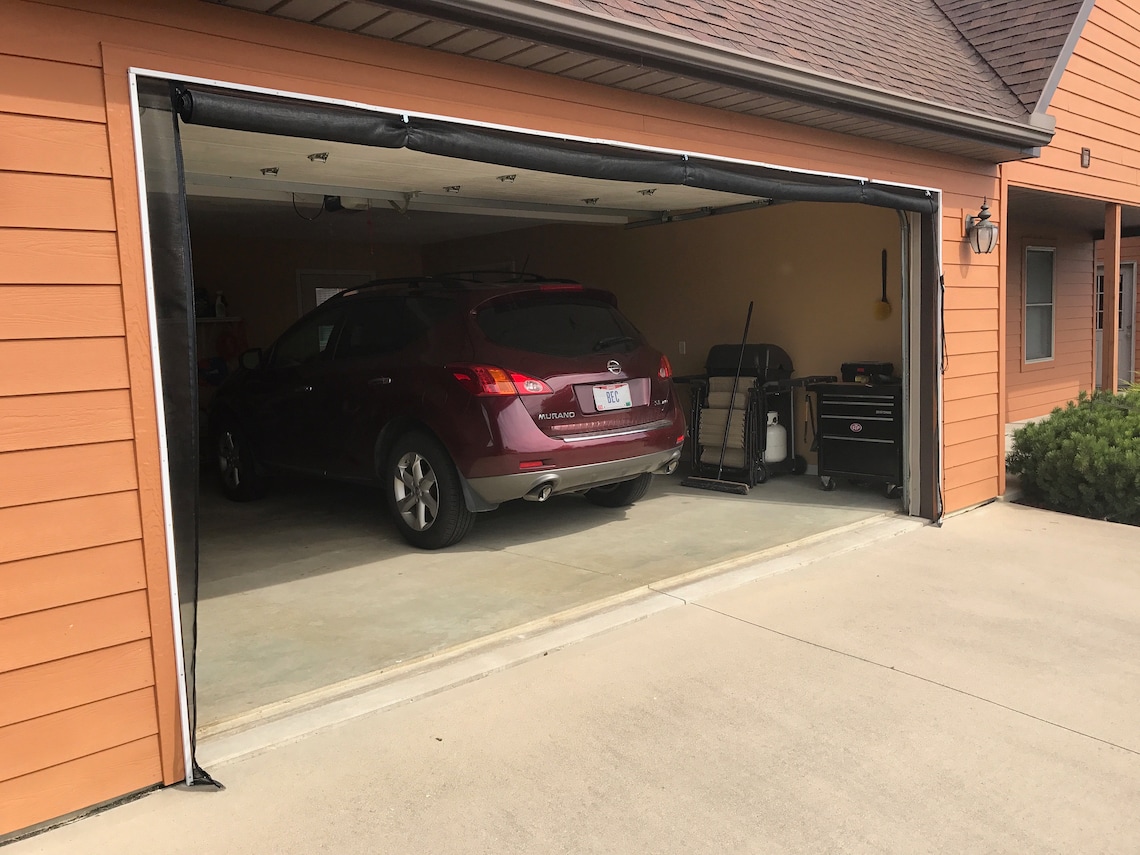 Zip-roll Brand, 12x8 Garage Door Roll up Screen - Etsy