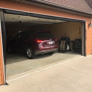 Zip-roll Brand, 12x8 Garage Door Roll up Screen - Etsy