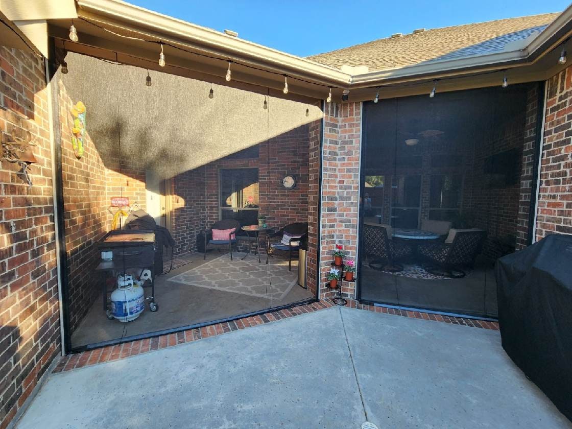 Garage Screen Door Roll up | Retractable Garage Door Screen | Aluminum ...
