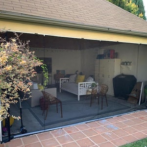 Zip-roll Brand, 12x8 Garage Door Roll up Screen - Etsy