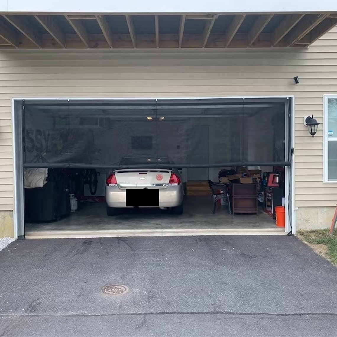 Zip-roll Brand, 9x8 Garage Door Roll up Screen - Etsy