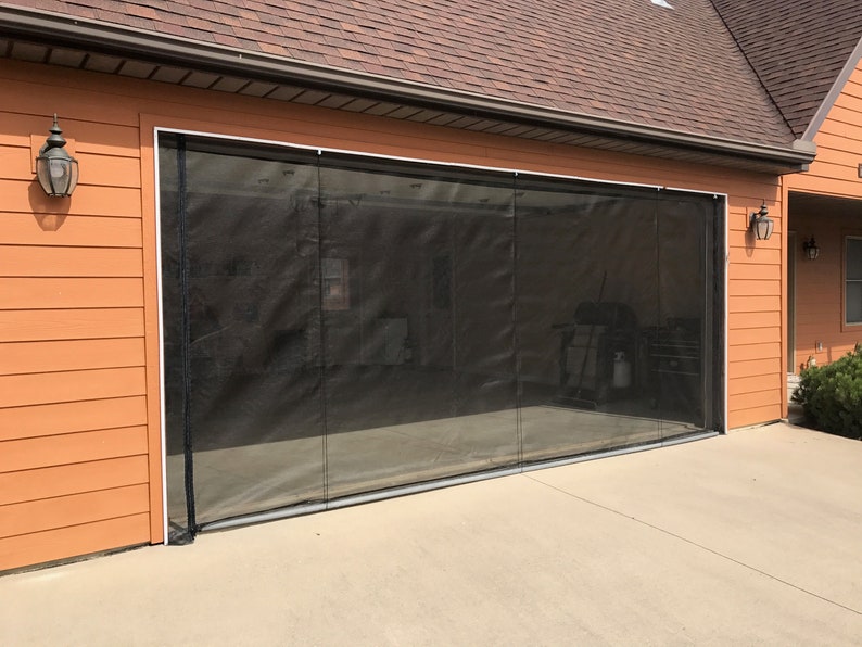 Zip-roll Brand, 8x8 Garage Door Screen - Etsy