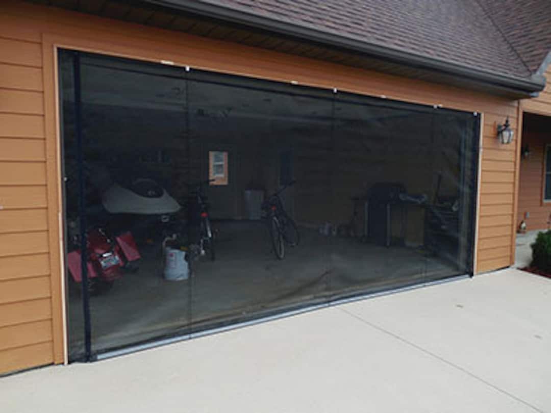 Zip-roll Brand, 9x8 Garage Door Roll up Screen - Etsy