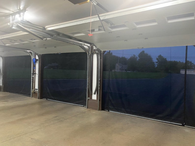 Zip-roll Brand, 8x7 Garage Door Roll up Screen - Etsy